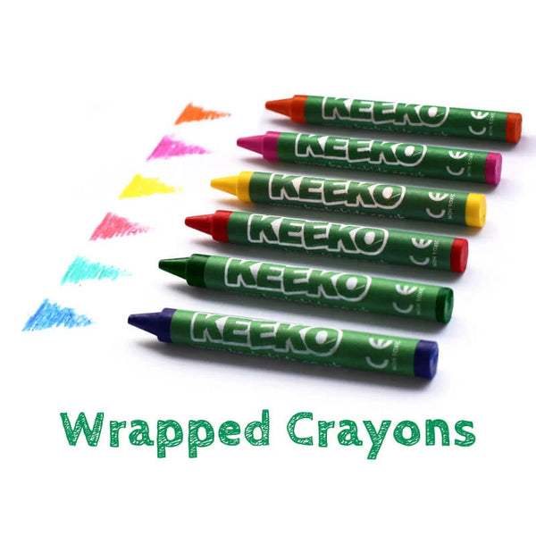 75mm Crayon 4 Pack - Buy Now - Keeko Kids