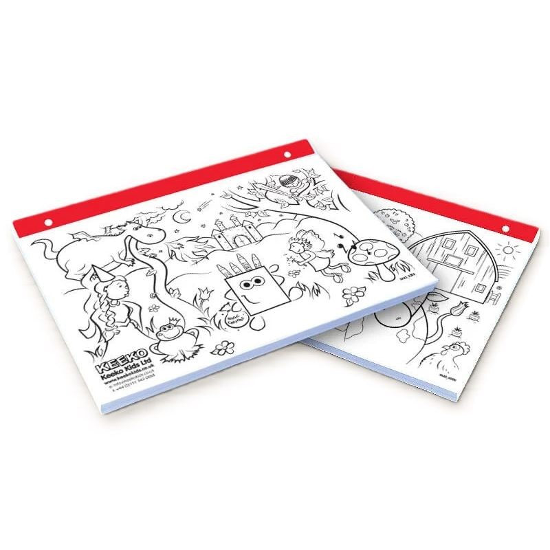Colouring Pads | Bulk Packs For Restaurants & Businesses | Keeko Kids