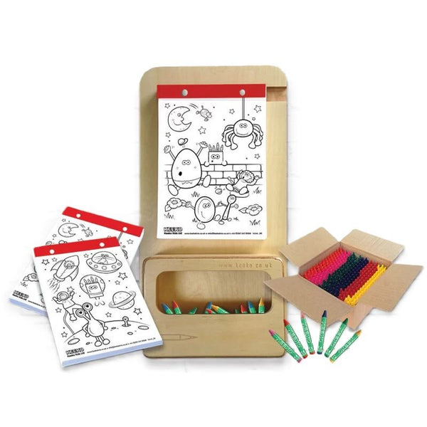 Wooden Colouring Board Bundle Natural Finish – Keeko Kids